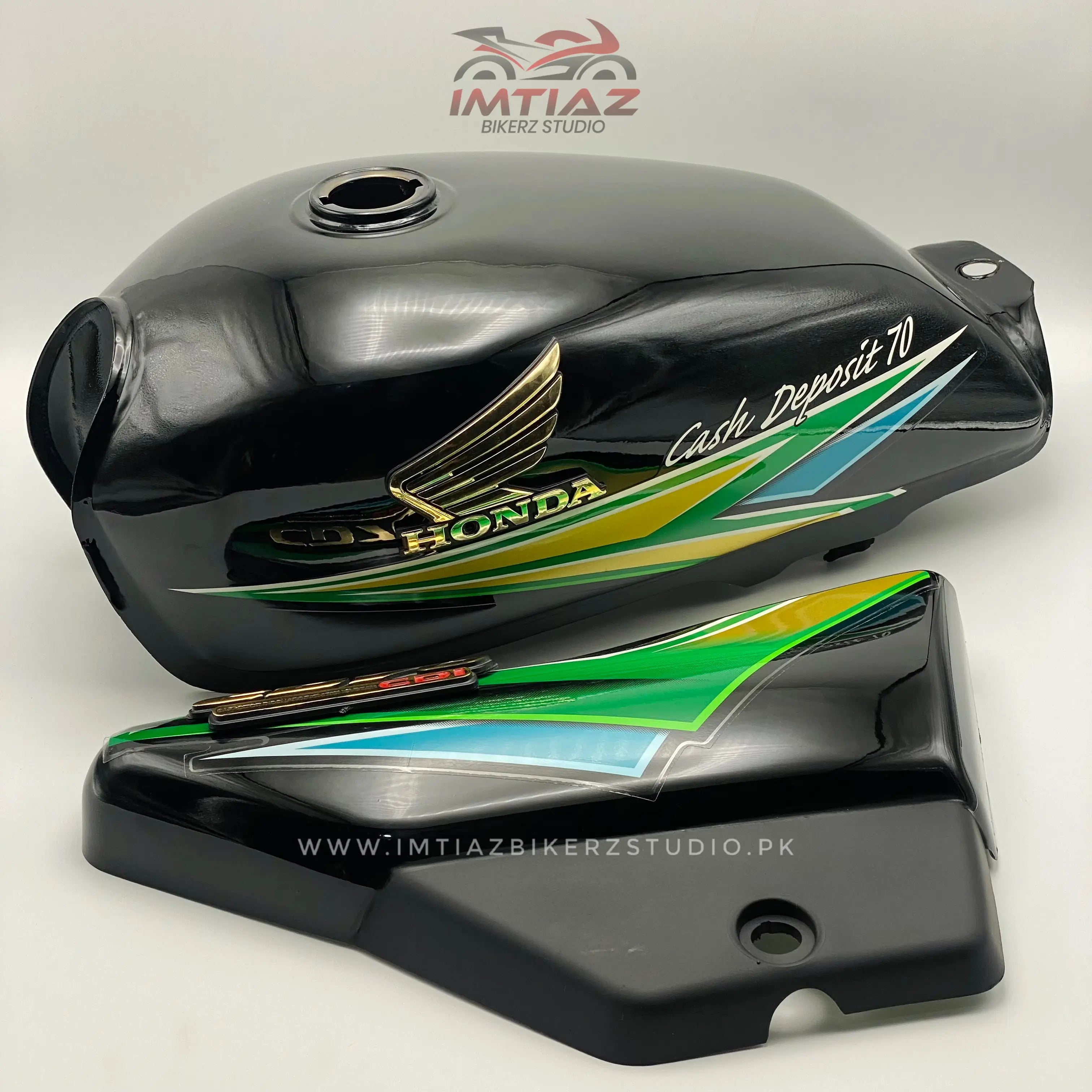 2013 Black CD70 Fueltank With ABS Sidecovers | Genuine Customized ...