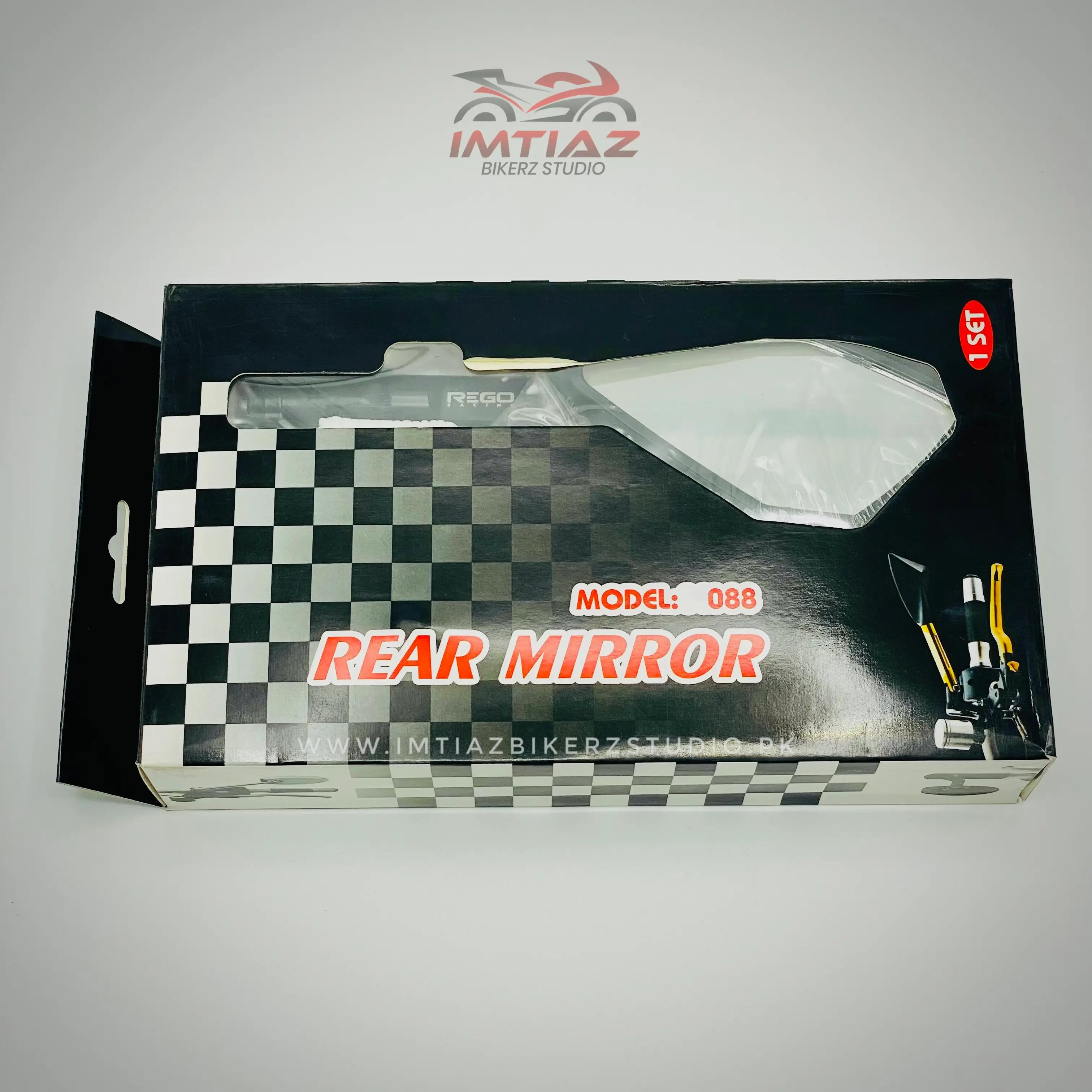 Fancy Side Mirror | Model 088 | Stylish Look – Imtiaz Bikerz Studio
