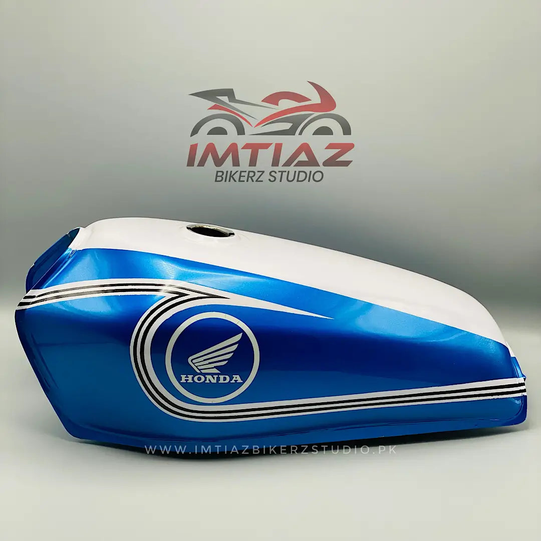 Honda Logo white/Blue CG125 – Imtiaz Bikerz Studio